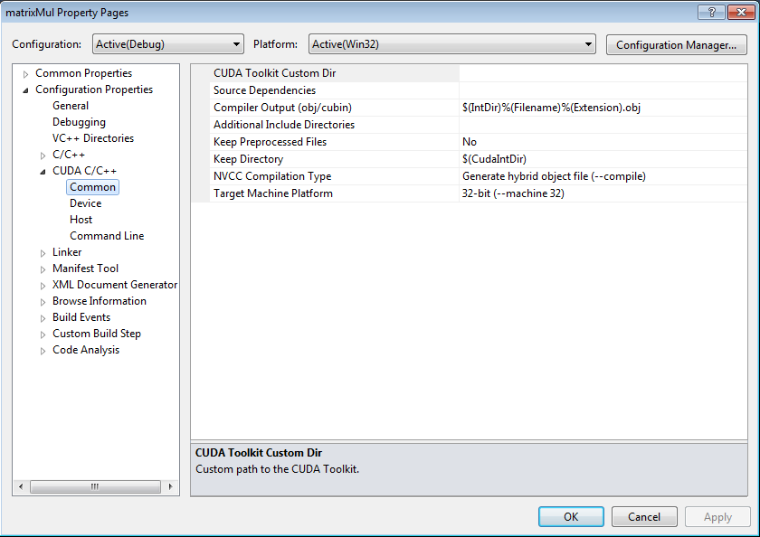 Configure a VS 2010 Project to Work with NVIDIA® Nsight™