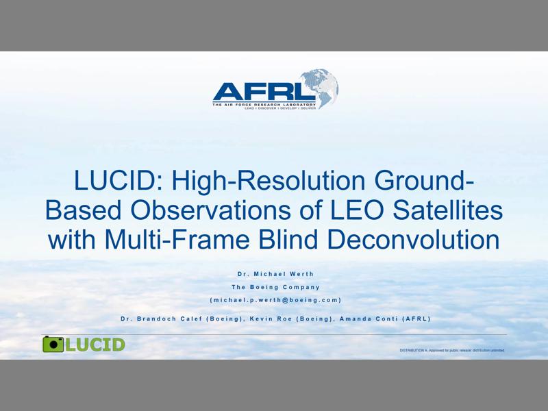 GTC 2020: LUCID: High-Resolution Ground-Based Observations of LEO ...