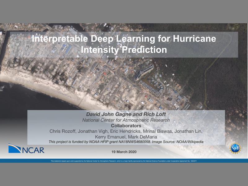 GTC 2020: Interpretable Deep Learning for Hurricane Intensity Prediction | NVIDIA Developer