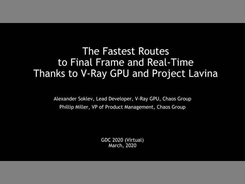 GTC 2020: Latest Advancements for Production Rendering with V-Ray GPU ...